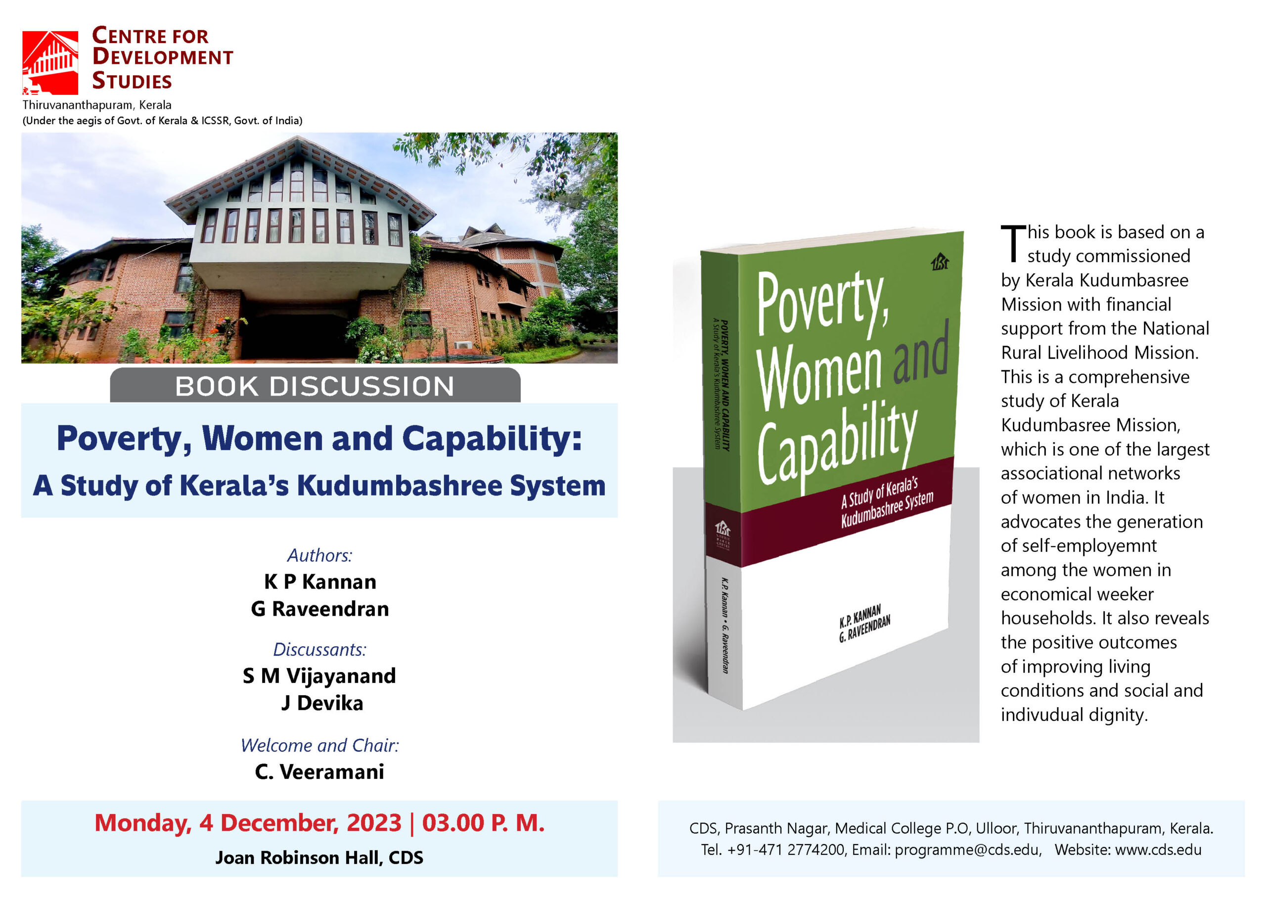 BookDiscussion-4Dec | Centre for Development Studies